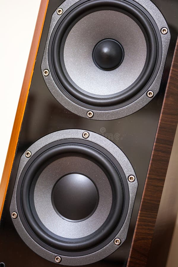 Stereo speakers stock photo. Image of black, base, woofer - 305871782