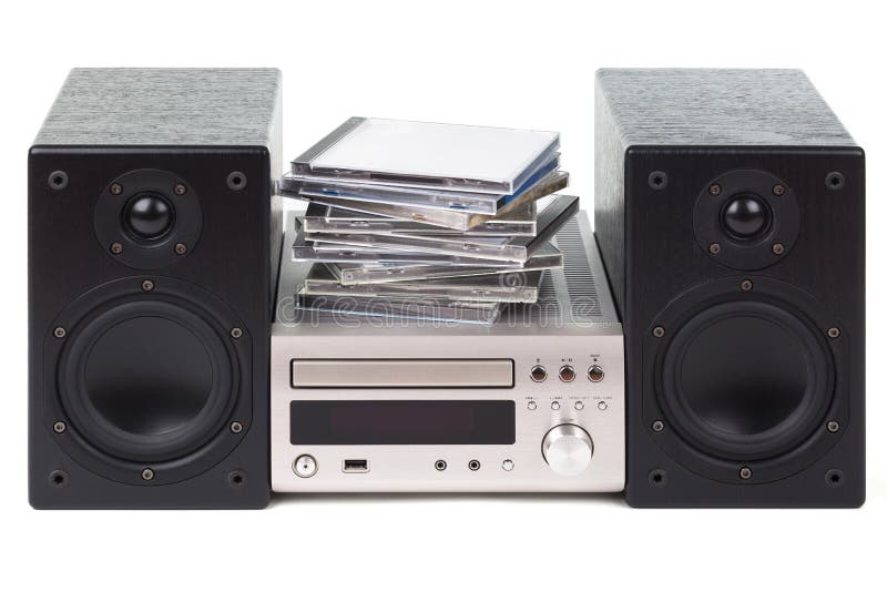 Stereo Hifi Analog Vintage Amplifier Stock Photo - Image of sound ...