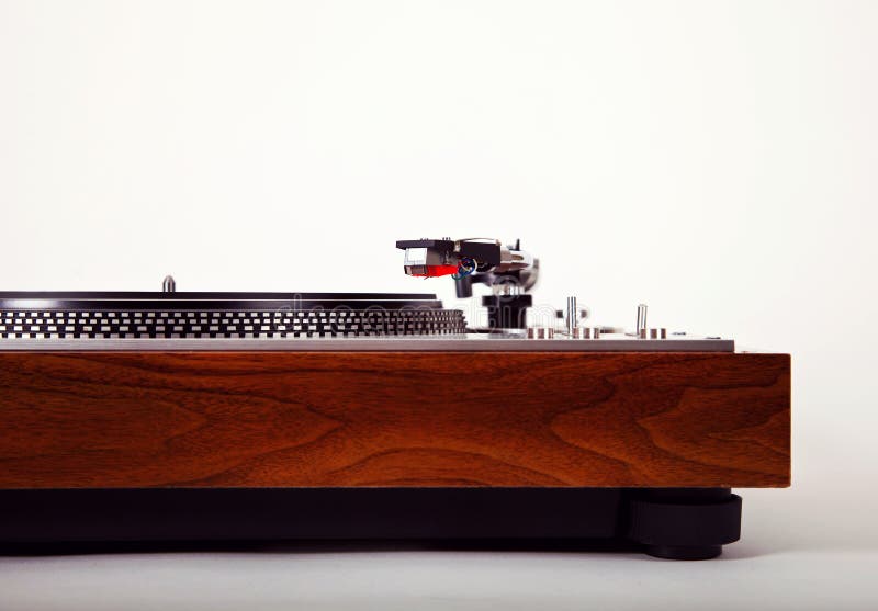 Stereo Turntable Vinyl Record Player Analog Retro Vintage Stock Photo ...