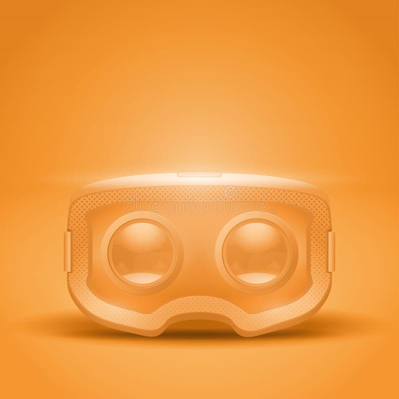 Stereoscopic 3d VR Headset Presentation Stock Vector - Illustration of ...