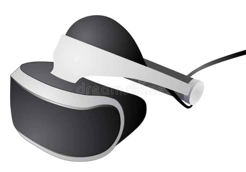 Stereoscopic 3d Vr Illustration Stock Vector - Illustration of reality ...