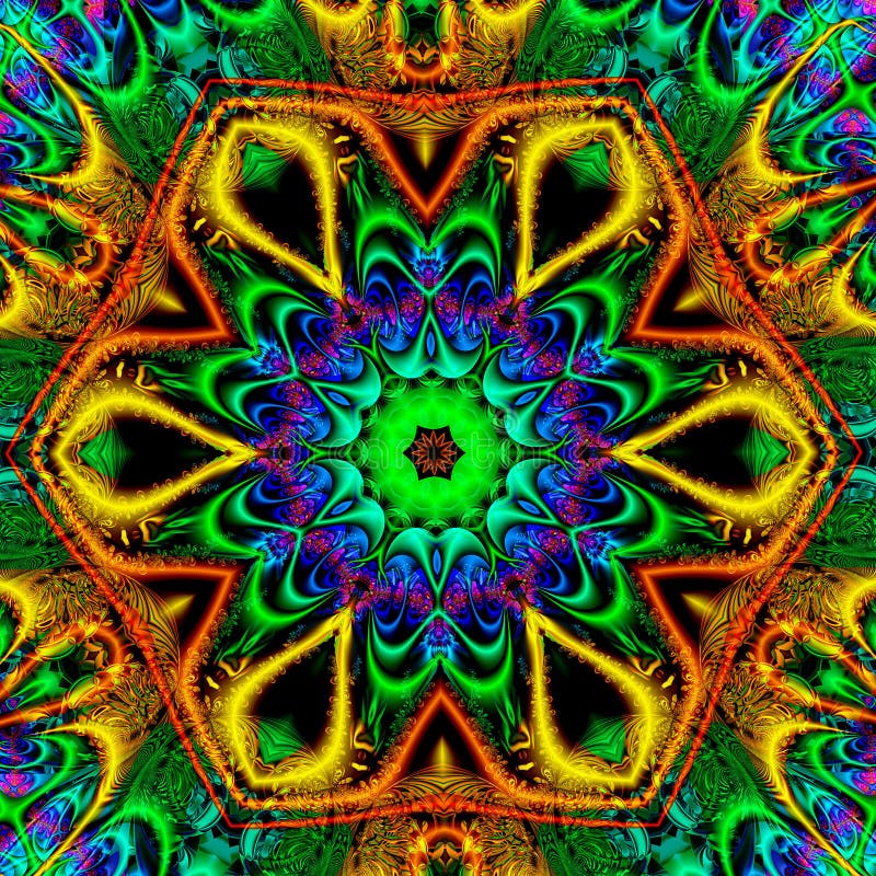 Stereoscopic Fractal Pattern Stock Illustrations – 37 Stereoscopic ...