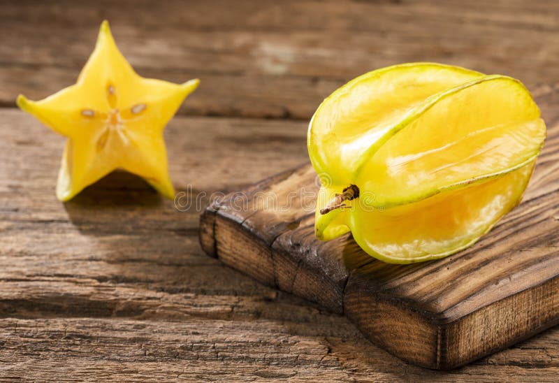 Sterfruit of Carambola - Averrhoa-carambola Stock Afbeelding - Image of ...