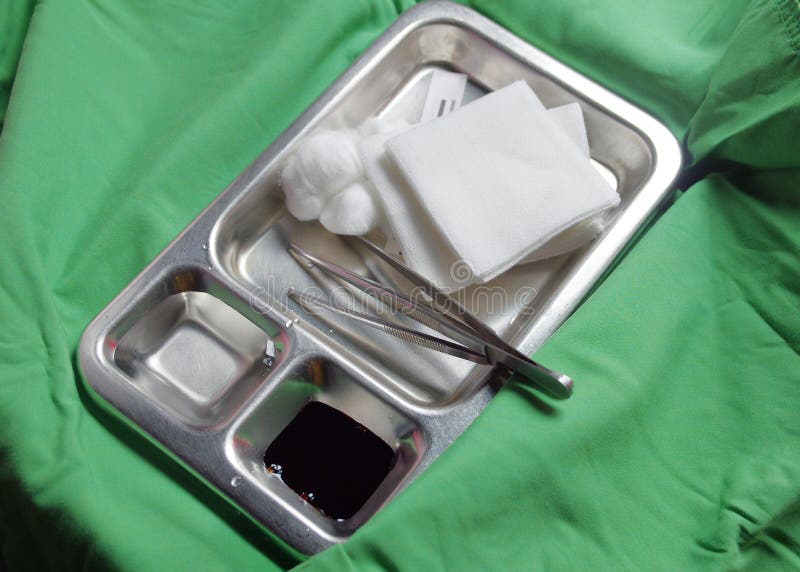 Sterile dressing set stock image. Image of injury, dress - 121216003