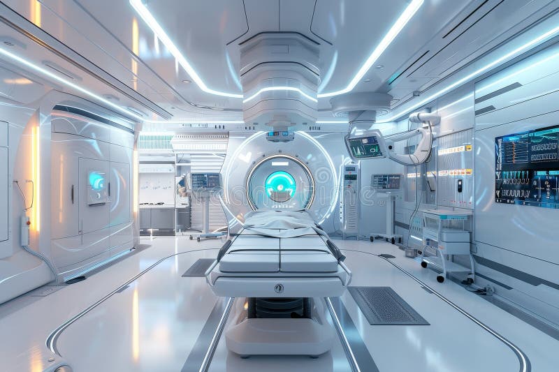 The Sterile Environment of a Cutting-edge Operating Room Features Sleek Design with Stock ...