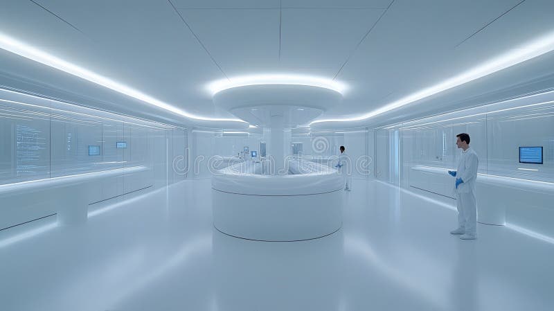 Sterile Laboratory Environment Stock Illustration - Illustration of ...