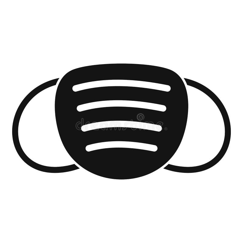 Sterile Mask Icon, Simple Style Stock Vector - Illustration of ...