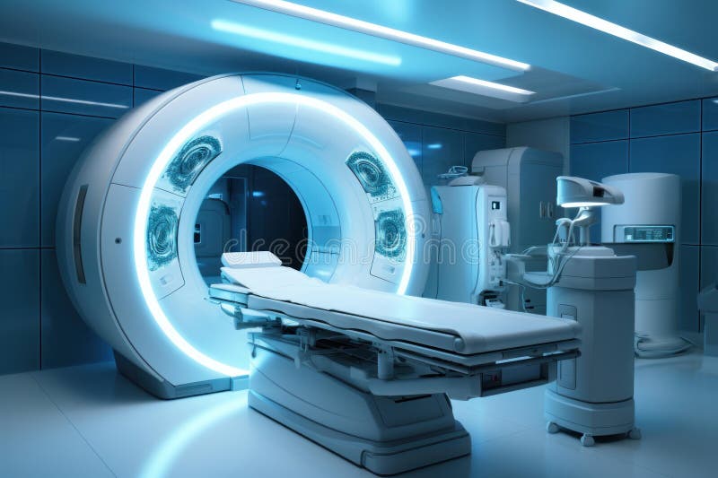Sterile Mri Machine Interior. Generate Ai Stock Image - Image of ...