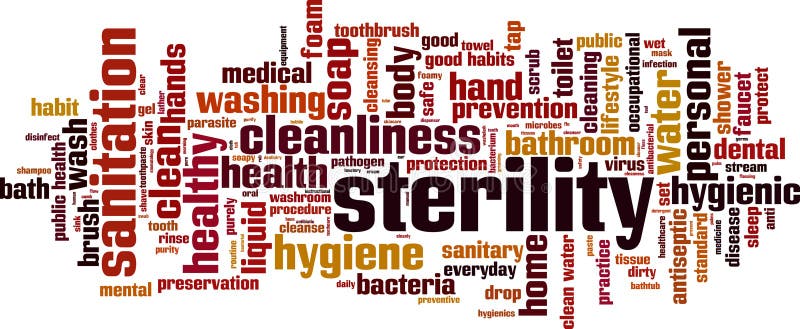 Sterility word cloud stock vector. Illustration of body - 151420956