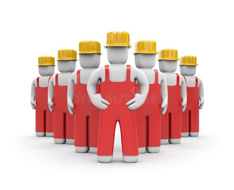 Sterke Unie Met Verschillende Persoon Stock Illustratie - Illustration ...