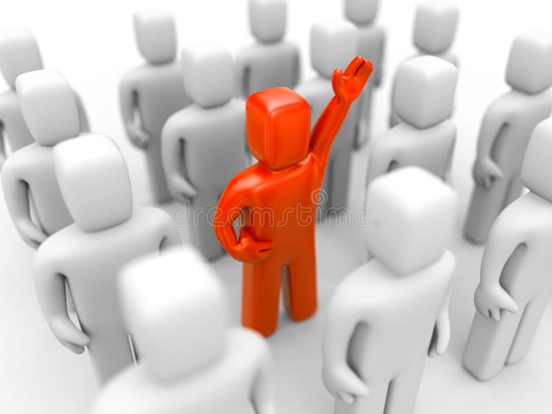 Sterk Team Met Verschillende Persoon Stock Illustratie - Illustration ...