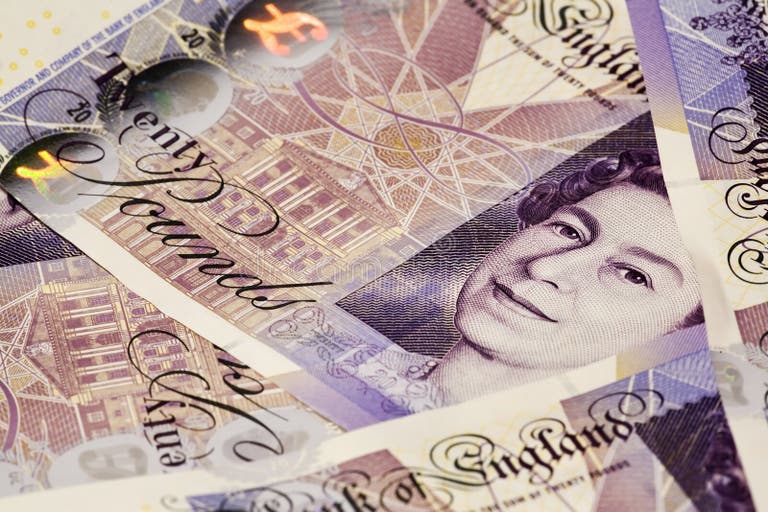 Sterling cash notes editorial stock photo. Image of macro - 8426778