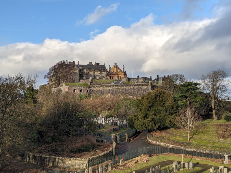 Sterling Castle and Graveyard Scotland Stock Image - Image of scotland ...