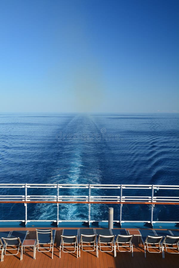 The stern of cruise ship stock photo. Image of adventure - 92183098