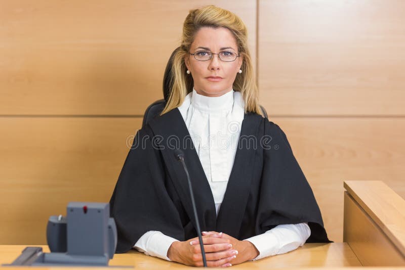 Stern Looking Woman Judge Stock Photos - Free & Royalty-Free Stock ...
