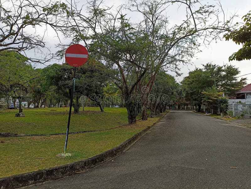 No Entry Beyond this Point: Forbidden Road Sign Stock Image - Image of ...