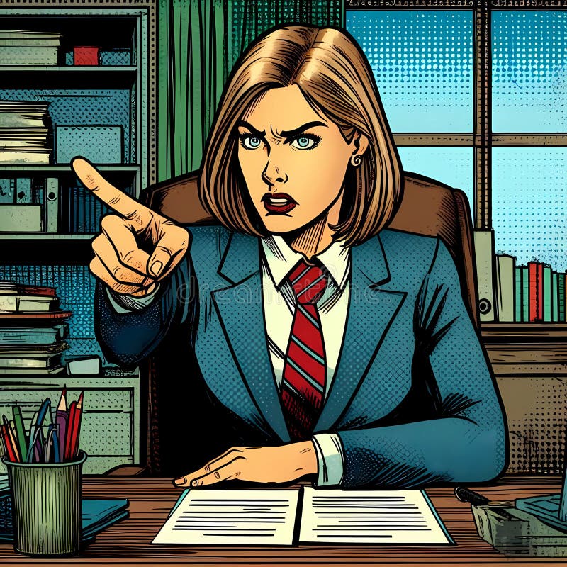 Scary Manager Stock Illustrations – 442 Scary Manager Stock ...