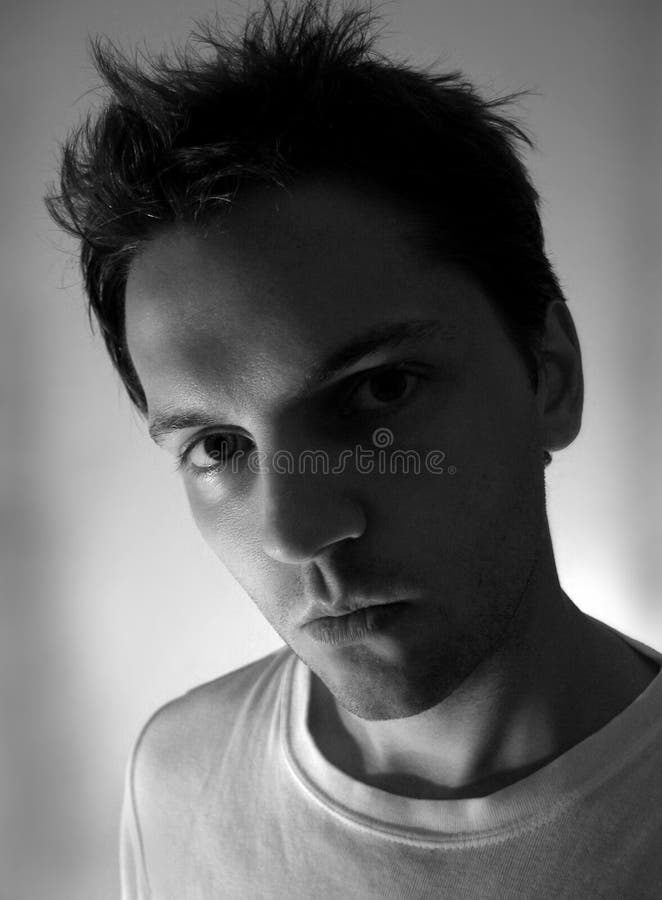 Person Lit From Below