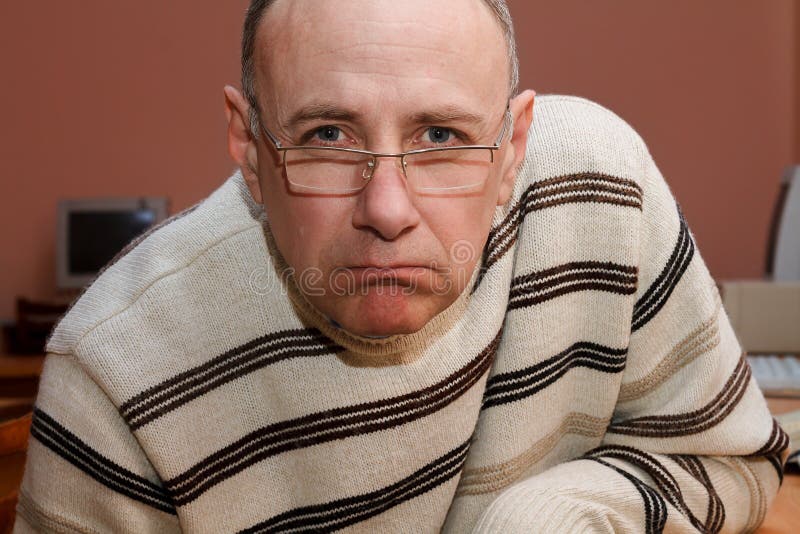 The incredulous man stock image. Image of natural, grimace - 109932209