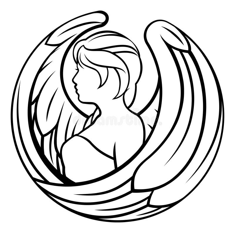 Jungfrau-Tierkreis-Horoskop-Zeichen Vektor Abbildung - Illustration von ... Jungfrau-Tierkreis-Horoskop-Zeichen Vektor Abbildung - Illustration von ...
