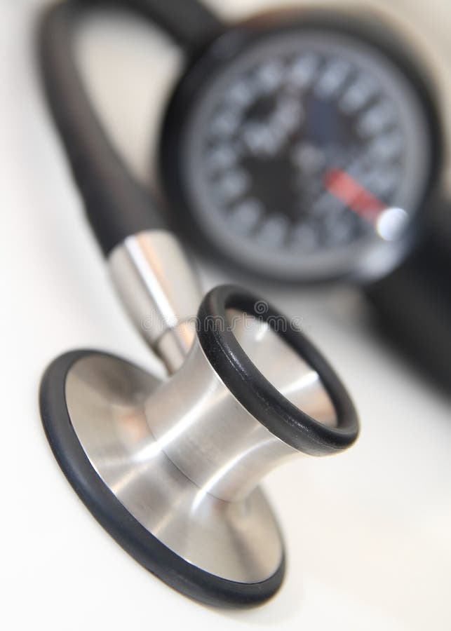 Stethoscoop stock foto. Image of cardiovasculair, levensstijl - 9600554