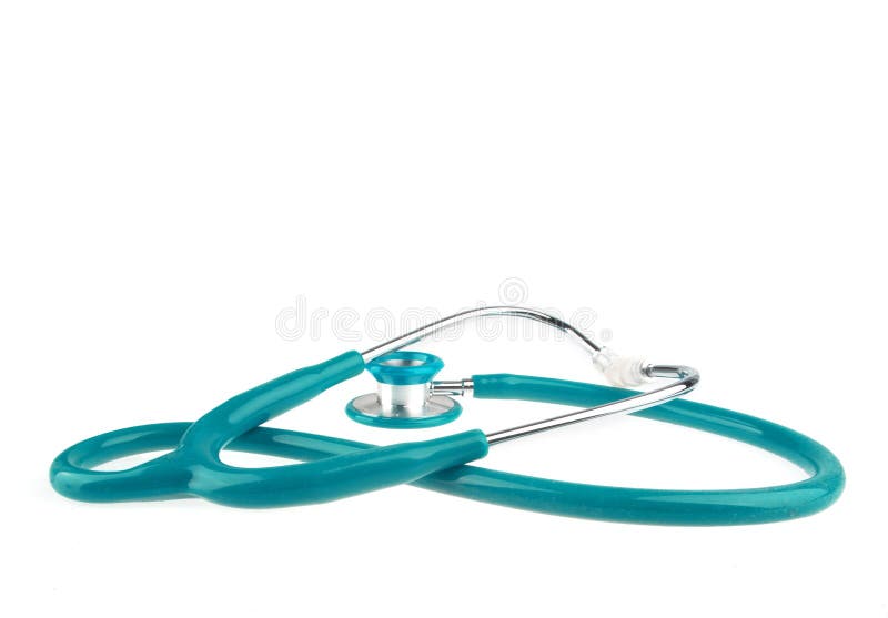 Stethoscoop Op Wit Wordt Geïsoleerd Dat Stock Foto - Image of ...