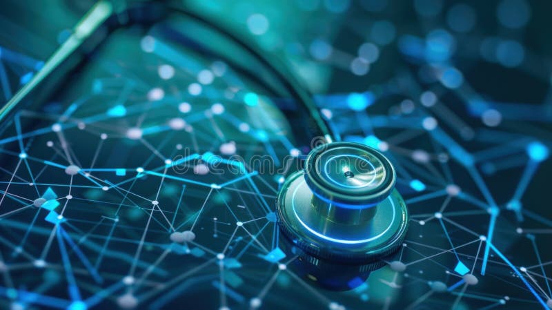 Stethoscope Analyzing Big Data Network in Healthcare Technology Stock ...