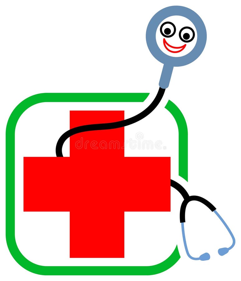 Stethoscope cartoon stock vector. Illustration of doctor - 18331305