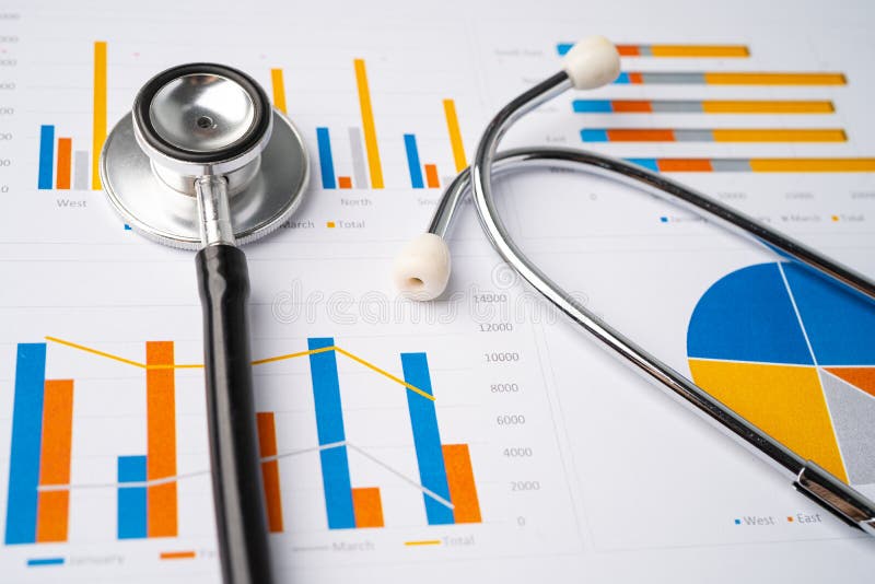 Stethoscope on Chart Graph Paper, Finance, Account, Statistic, Analytic ... Stethoscope on Chart Graph Paper, Finance, Account, Statistic, Analytic ...