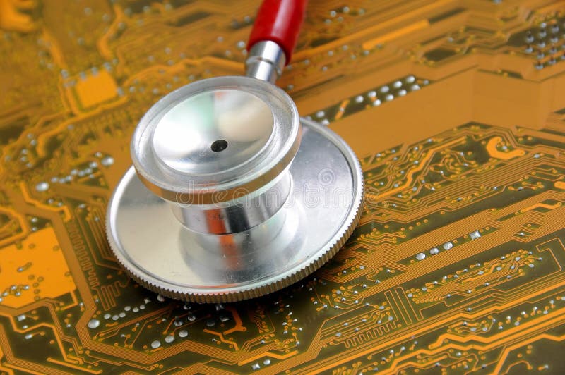 Stethoscope On Electrocardiogram Chart Picture. Image: 5301179