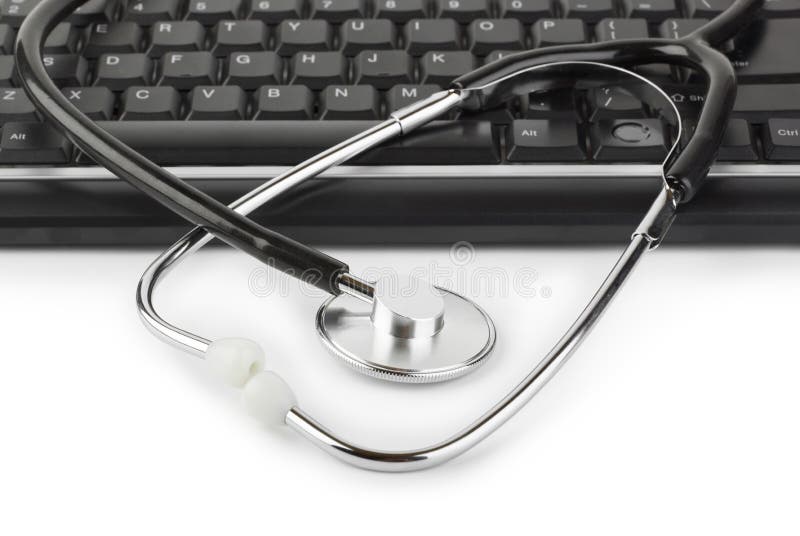 Stethoscope and Computer Keyboard Stock Photo - Image of computer ... Stethoscope and Computer Keyboard Stock Photo - Image of computer ...