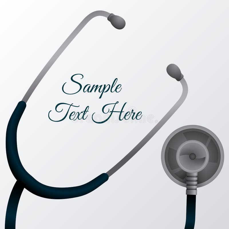 Stethoscope design stock illustration. Illustration of doctor - 46205767