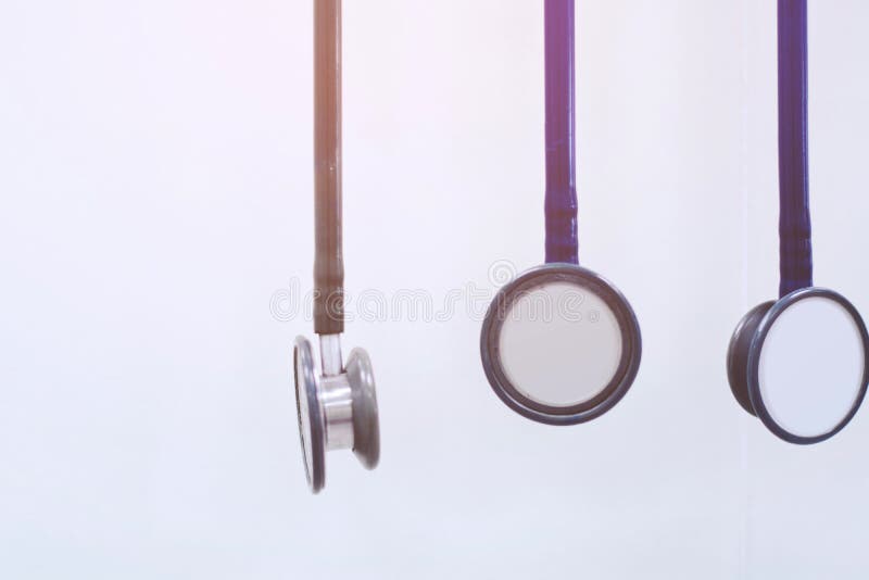 Two stethoscope stock image. Image of equipment, cardiogram - 180095377