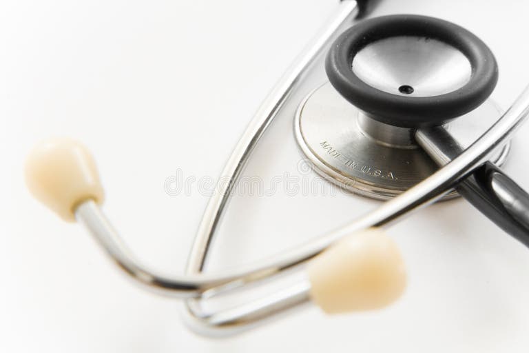 Stethoscope isolated stock photo. Image of equipment, cardiology - 2010968