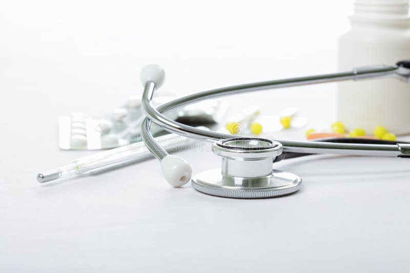 Medical objects stock photo. Image of painkiller, science - 16575490