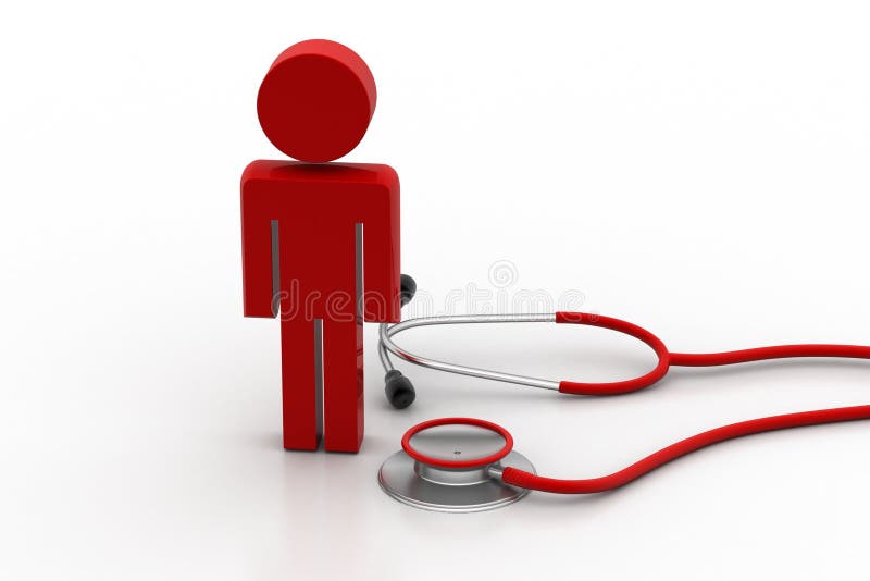 Stethoscope People Commitment Teamwork Together Outline Logo Stock Vector - Illustration of ...