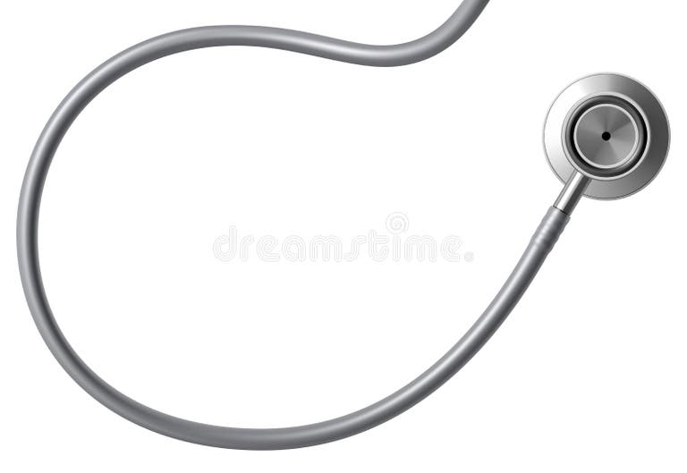Stethoscope stock vector. Illustration of medicine, vector - 80258352