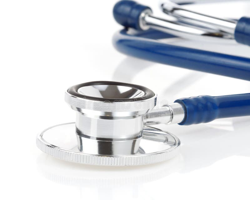 Stethoscope on white stock photo. Image of background - 28061932