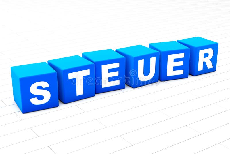 Steuer word illustration stock illustration. Illustration of legal ...