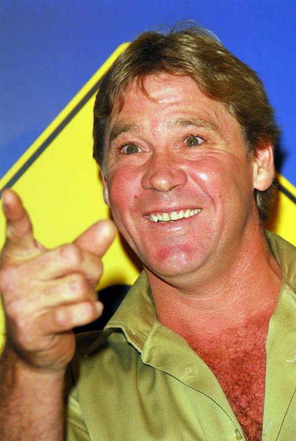 Steve Irwin imagen editorial. Imagen de paladio, iconos - 32585535