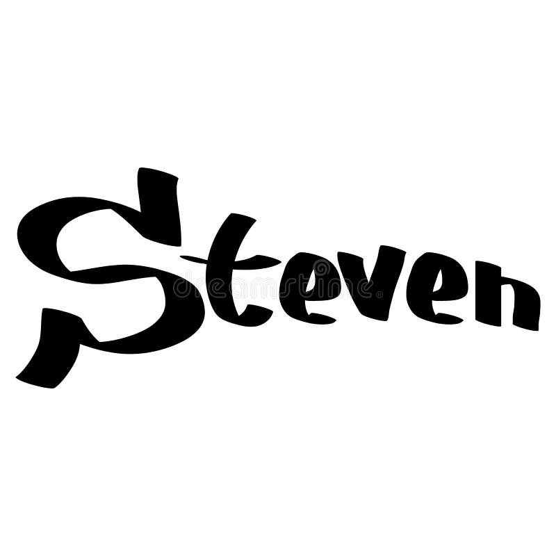 Steven Name Cursive