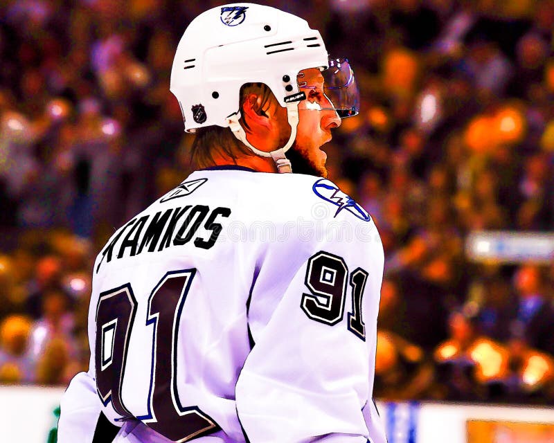 Steven Stamkos Tampa Bay Lightning Editorial Photo - Image of jersey ...