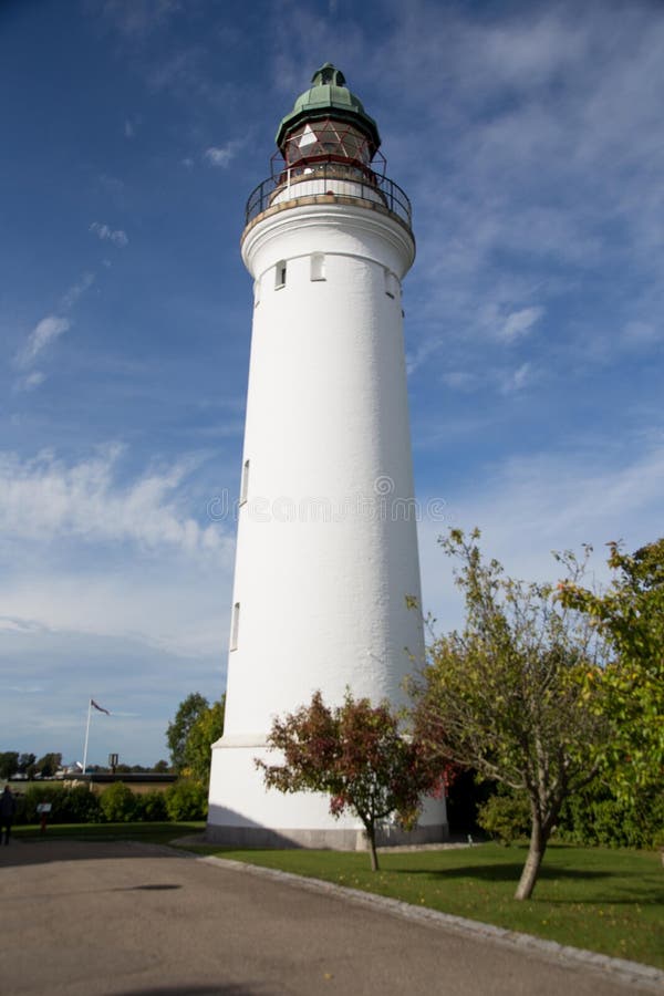 The Stevns lighthouse stock photo. Image of building - 198468518