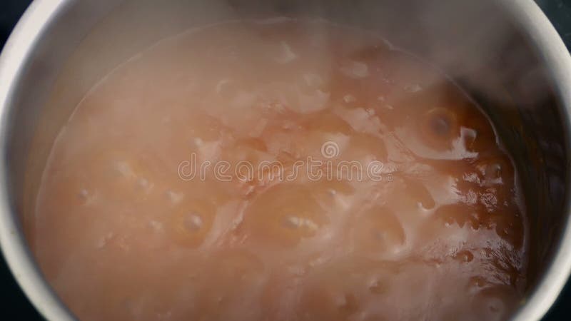 Stew Boiling in Pot stock video. Video of vegetable - 109206979