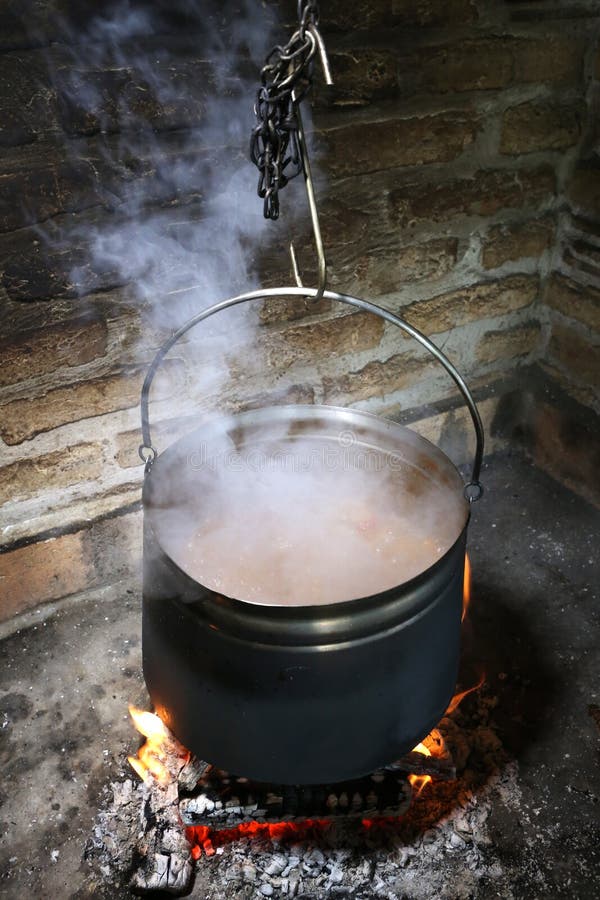 Stew stock image. Image of natural, cooking, camp, firewood - 45057235
