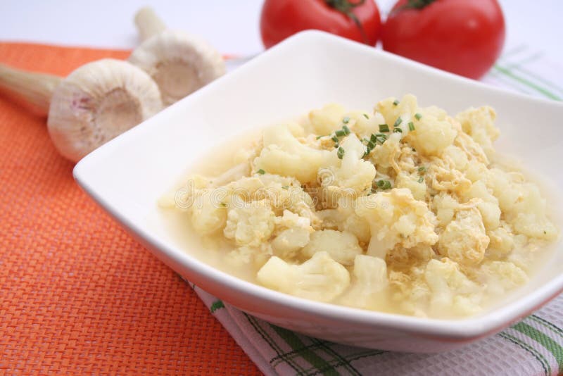 Stew of cauliflower stock photo. Image of food, vitamins - 37541570