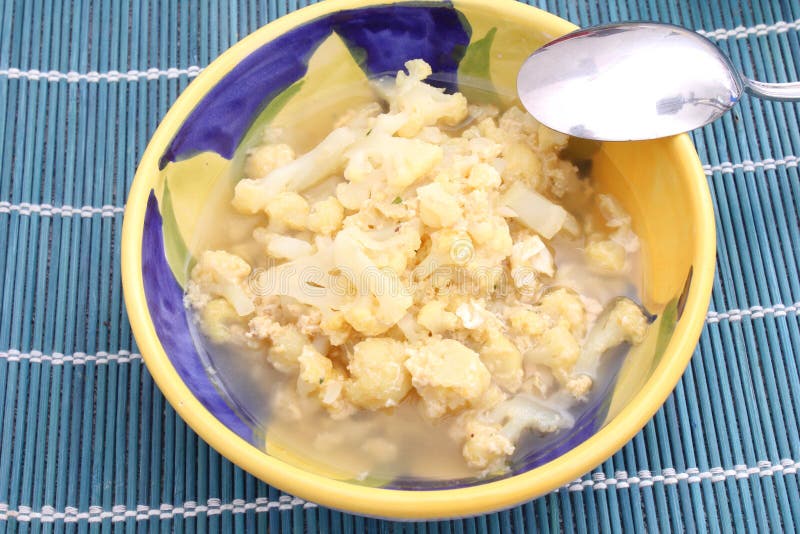Stew of cauliflower stock image. Image of snack, food - 32816657