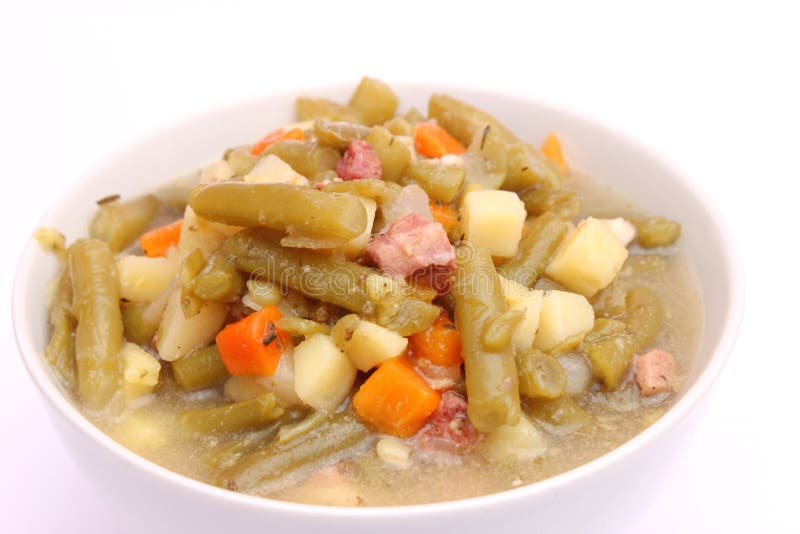 Stew of green beans stock image. Image of stew, freshness - 38585369