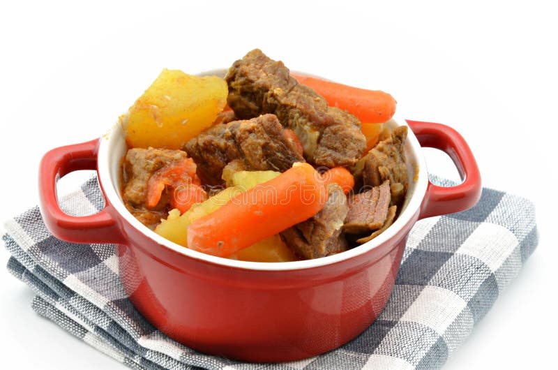 Stew meat stock photo. Image of dish, sauce, potato, garlic - 24060166
