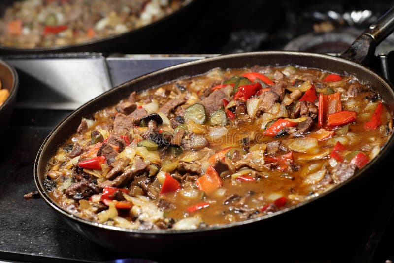 Stew with vegetables stock photo. Image of dining, colored - 46559178